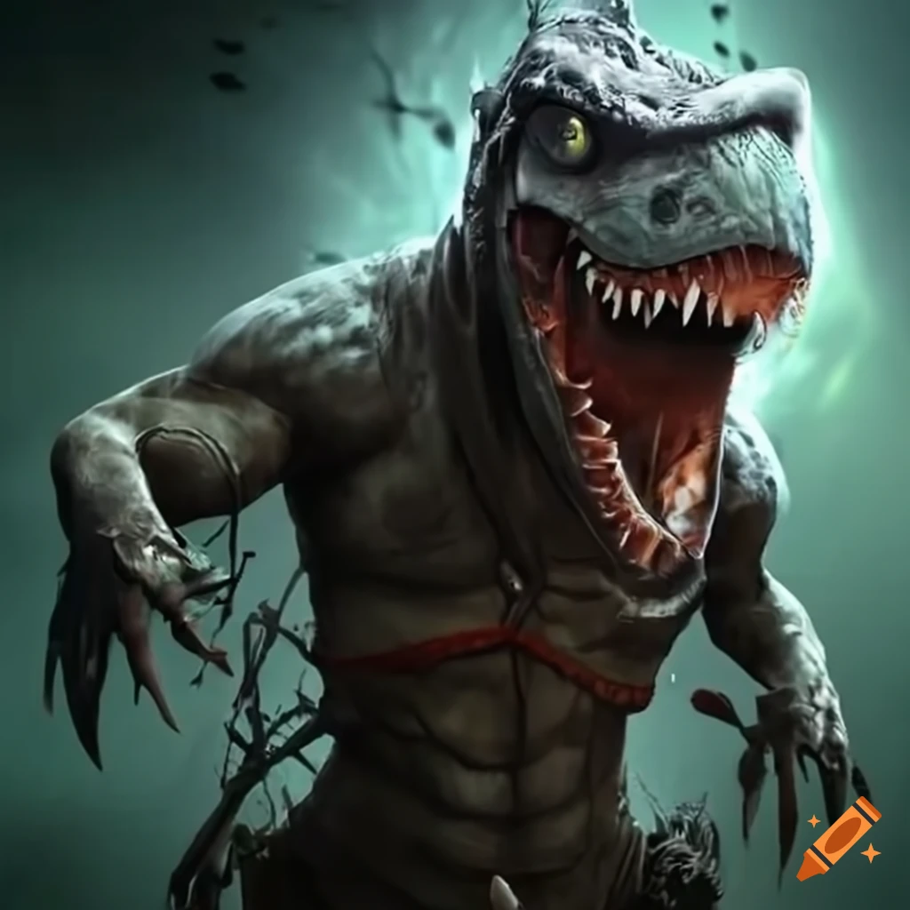 Artwork of a post-apocalyptic mutant creature on Craiyon