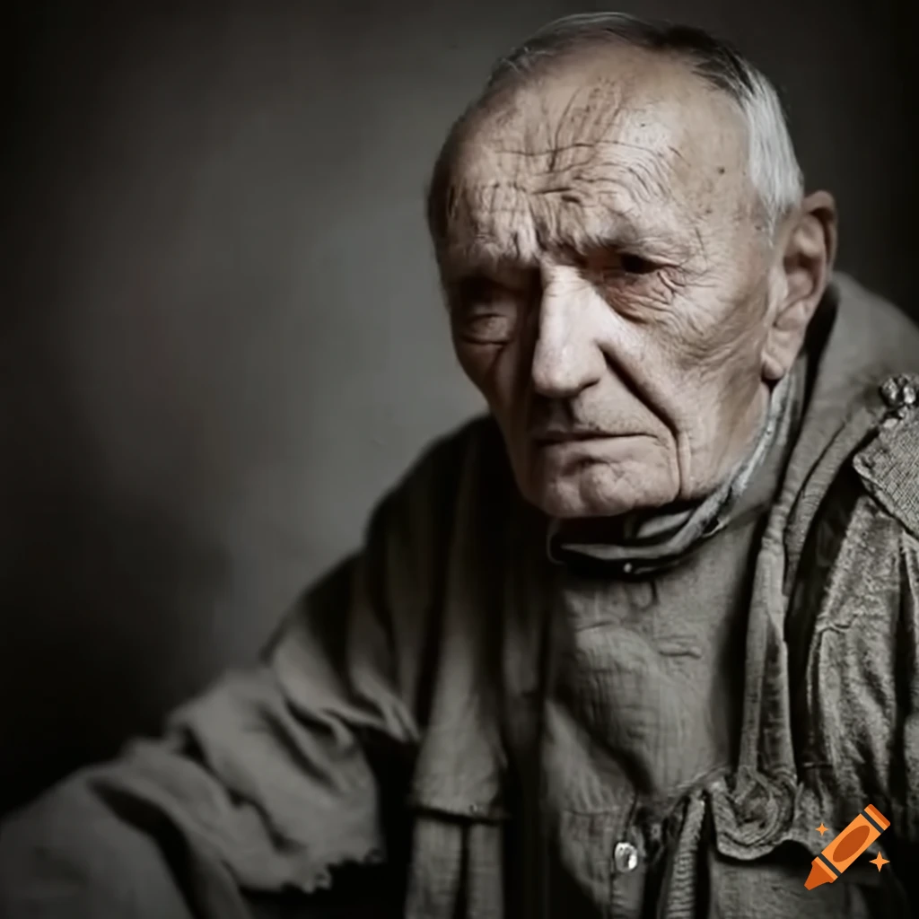 Portrait of a sad russian oil worker named ivan on Craiyon