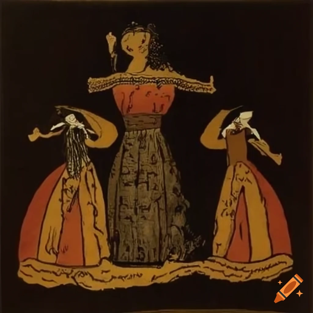 Illustration of the rite of spring by george herriman on Craiyon