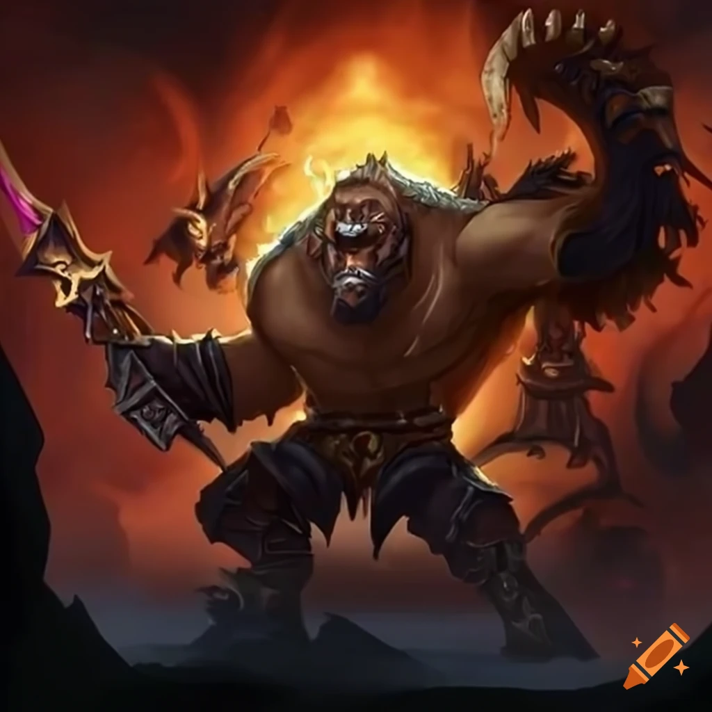 Screenshot of gameplay in Warmane's Wrath expansion on Craiyon