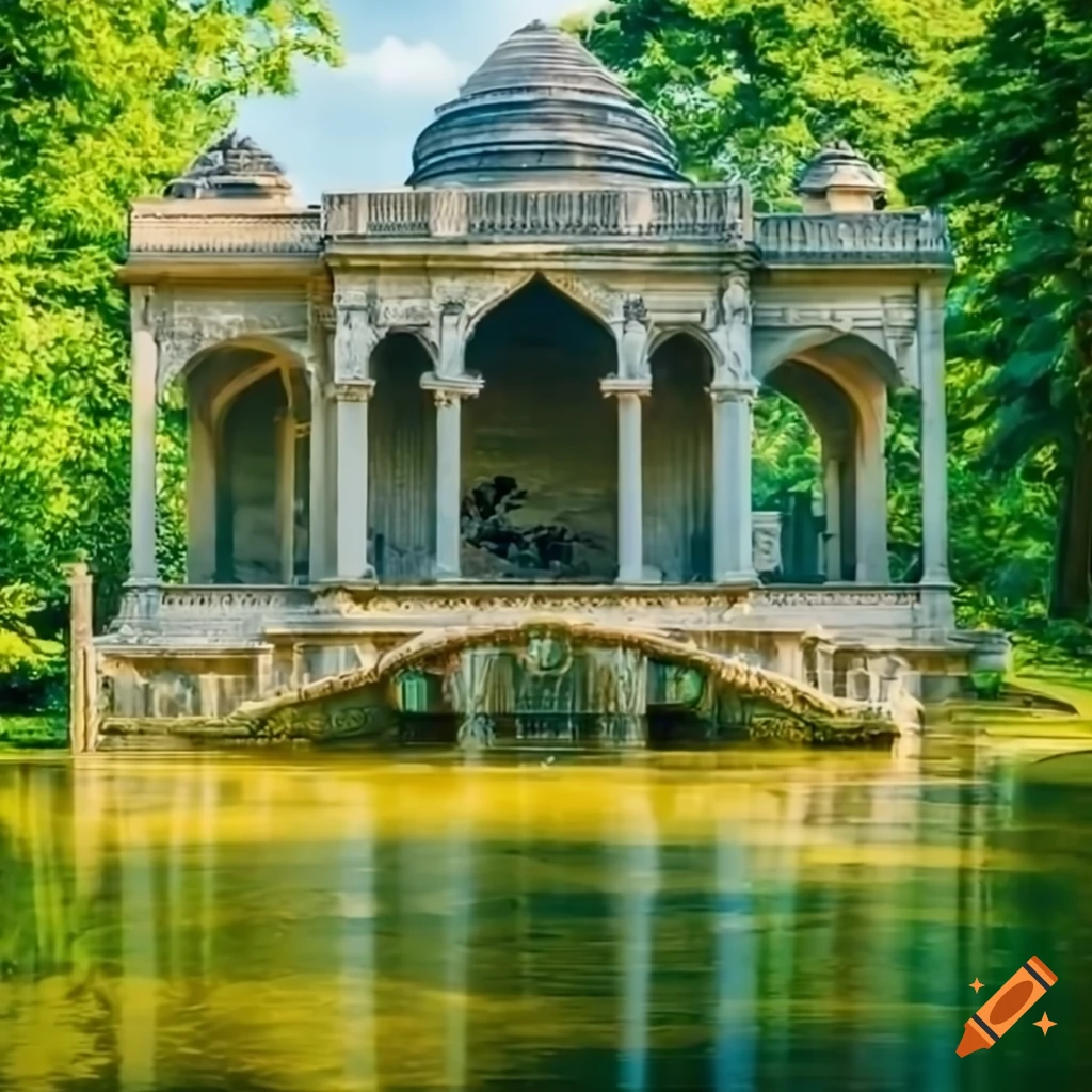 Collage of famous attractions in bucharest on Craiyon