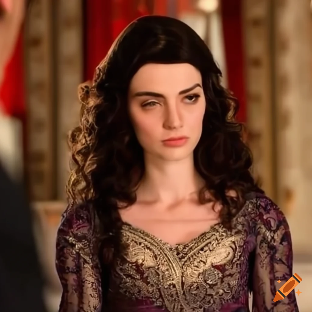 Elegant young turkish soap opera villain