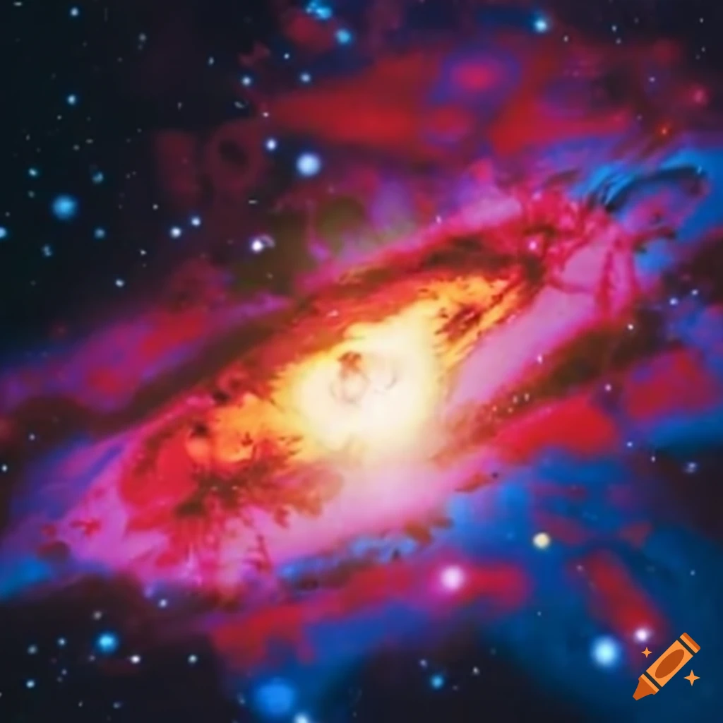 Cosmic space and stars on Craiyon