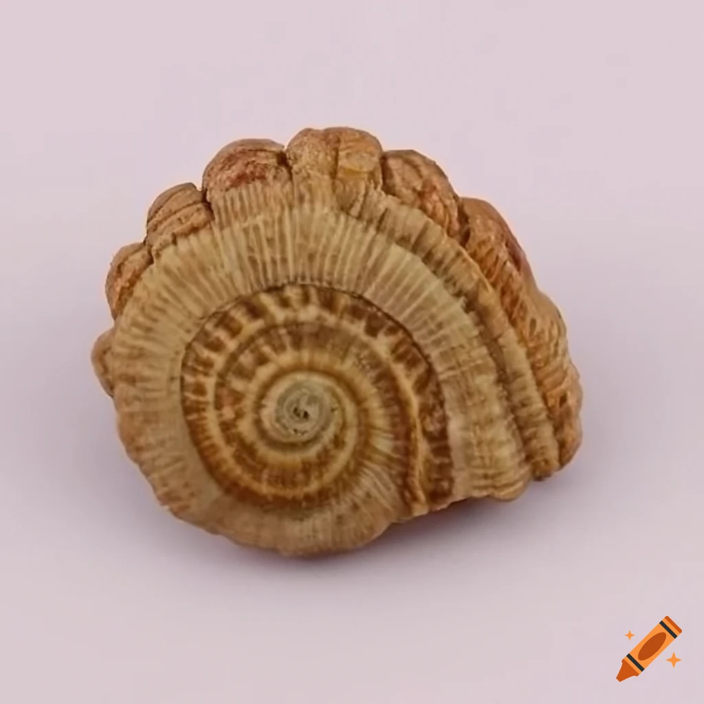 Doll miniature fossil shell on Craiyon