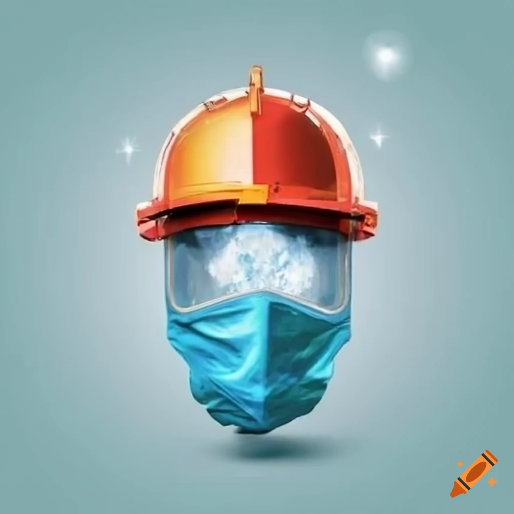 WorkSafe application logo with symbolic elements on Craiyon