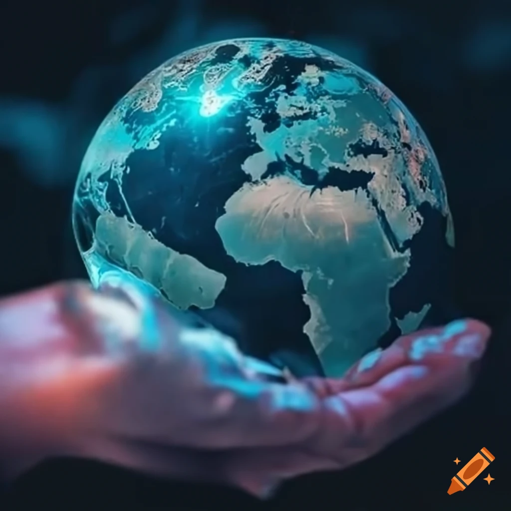 Illustration of the world wide web on Craiyon