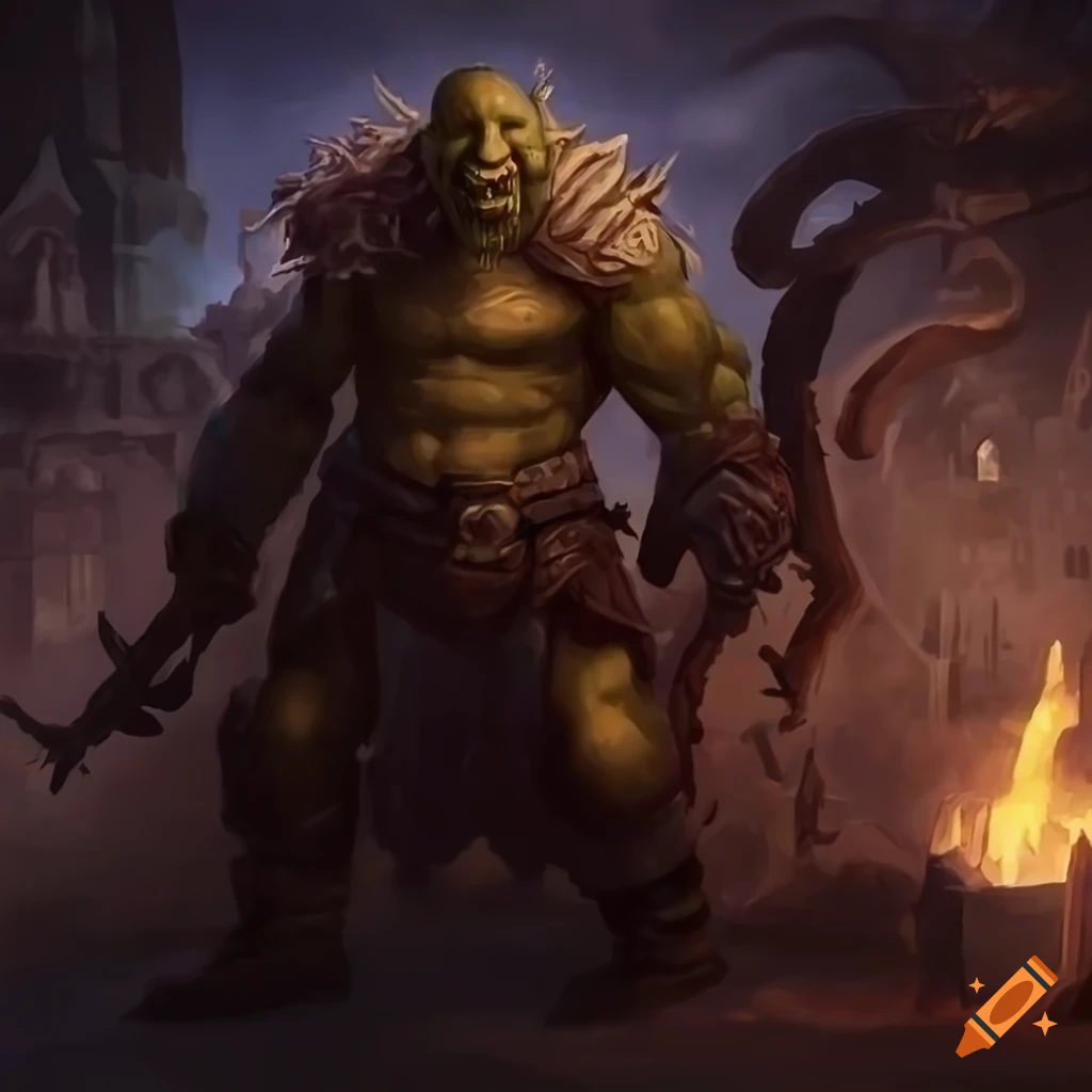 Fantasy hero facing enemies in a battle scene on Craiyon