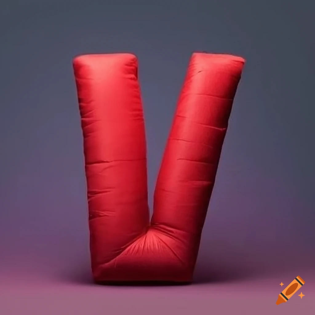 Red Down Padded Letter K Pillow On Craiyon red-down-padded-letter-k-pillow-on-craiyon
