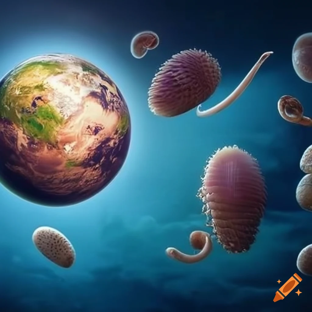 Image depicting the interconnectedness of life on earth on Craiyon