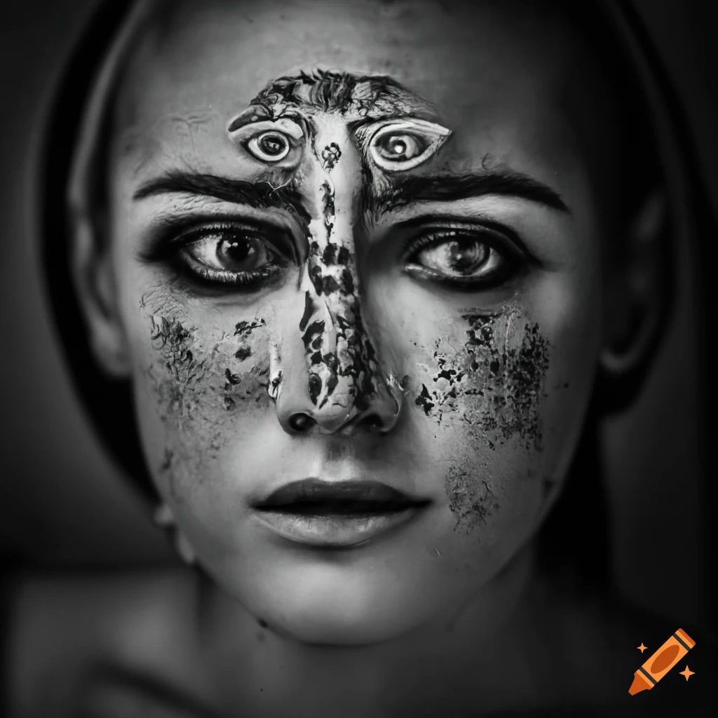 Symbolic depiction of the third eye