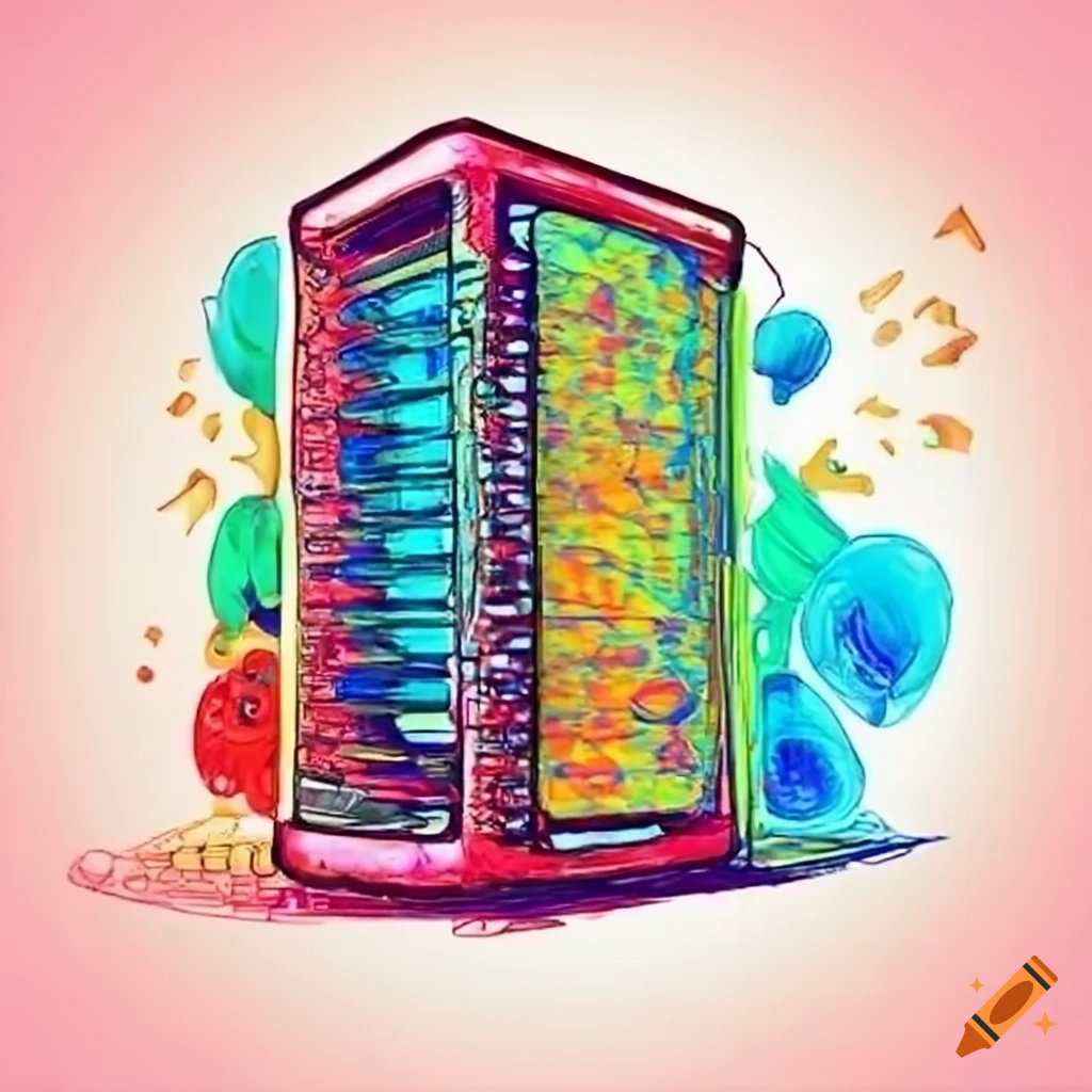 Powerful computer system on Craiyon