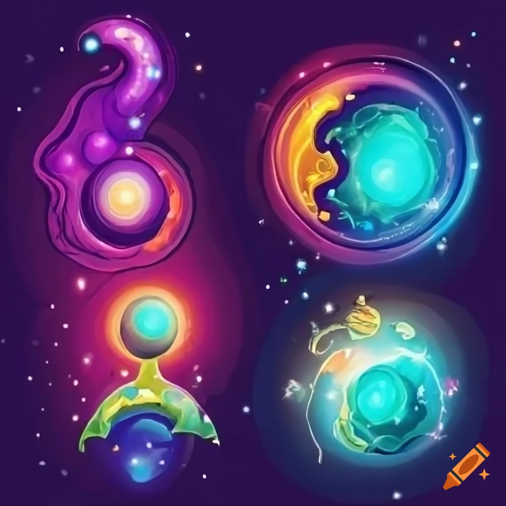 Cosmicpvp gaming set on Craiyon