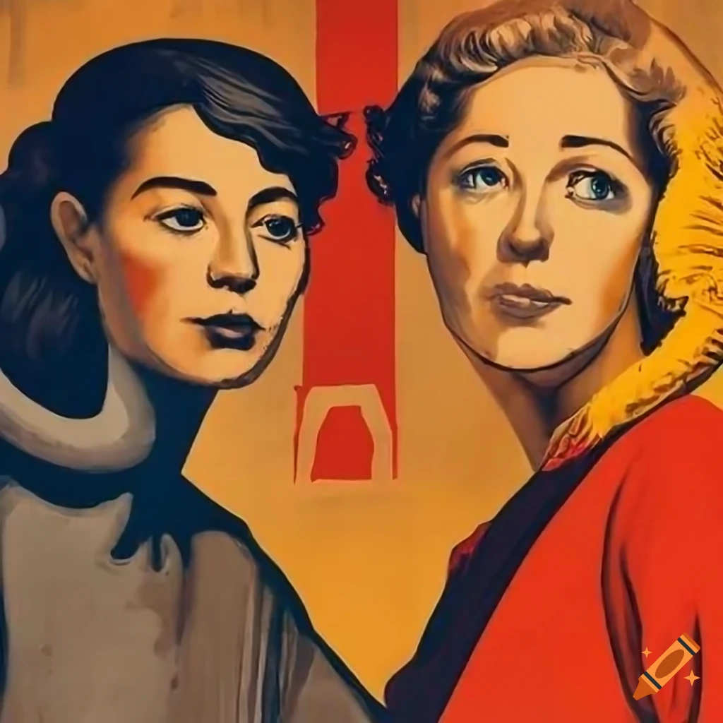 Propaganda poster depicting social classes