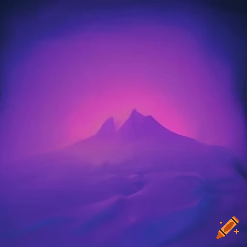 Blue and purple rap album cover on Craiyon