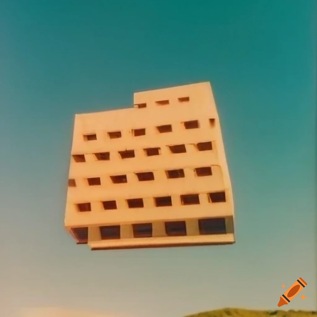 Cyanotype cityscape inspired by half life 2 on Craiyon