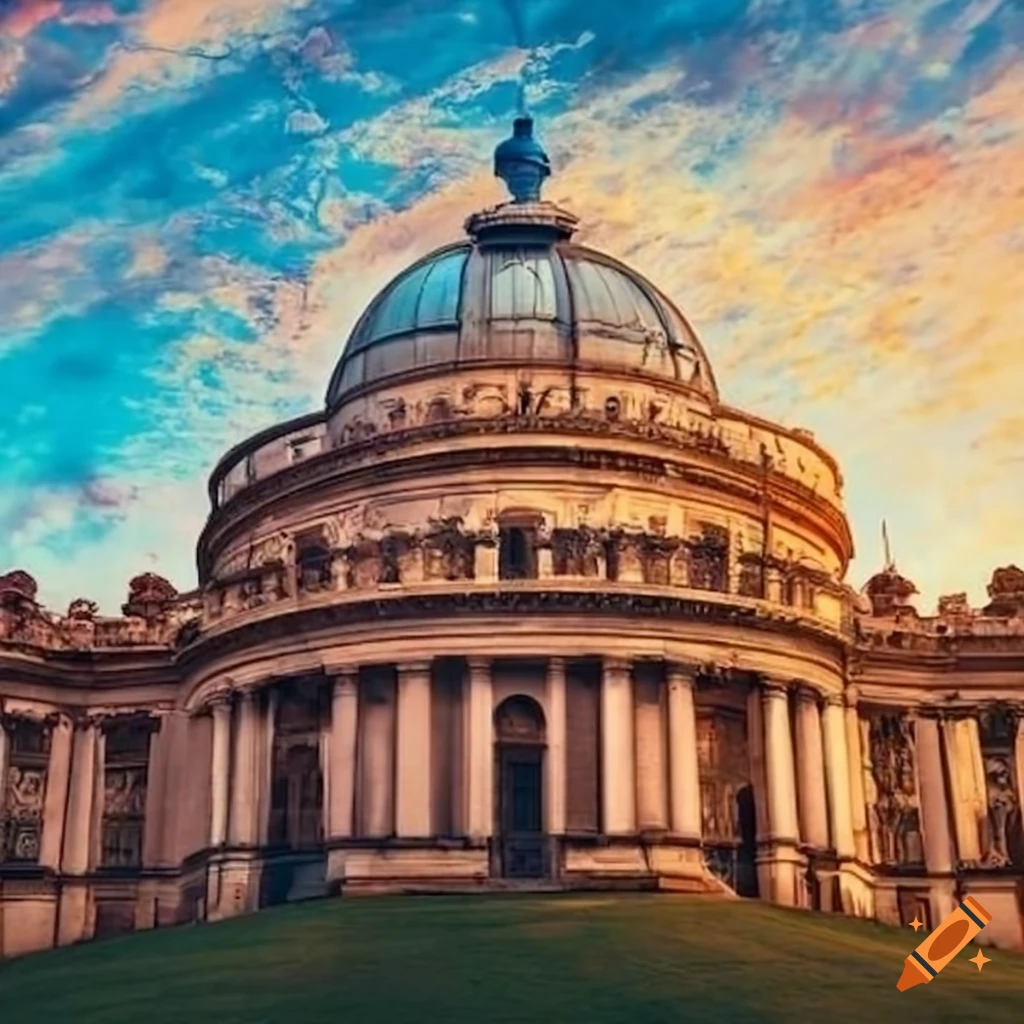 Beaux art observatory on a hill