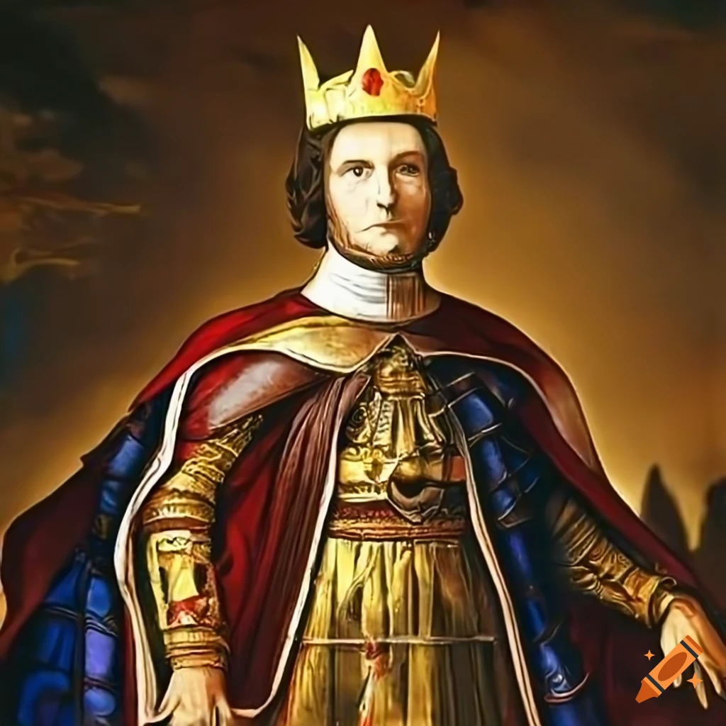 Byzantine-style portrait of a polish tsar in eastern european russian ...