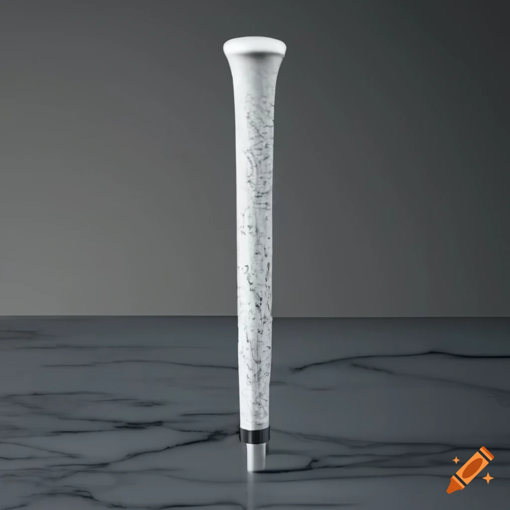 White marble golf club grip