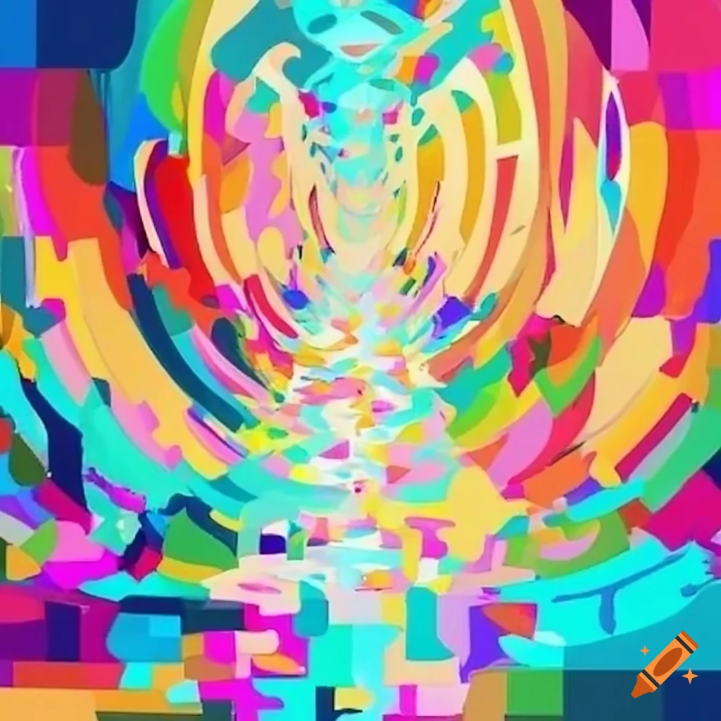 Abstract woman in architectural design on Craiyon