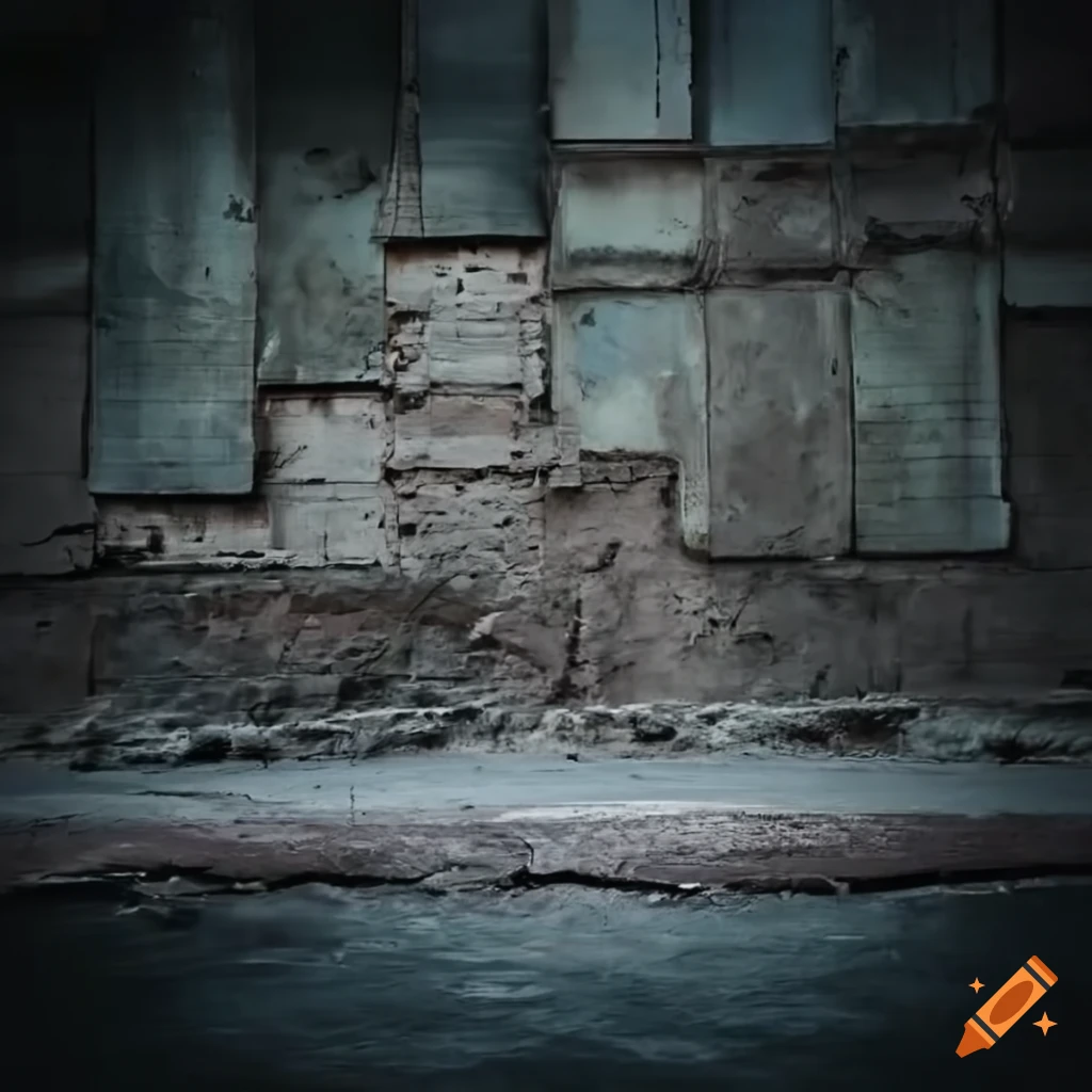 Dilapidated wall texture on Craiyon