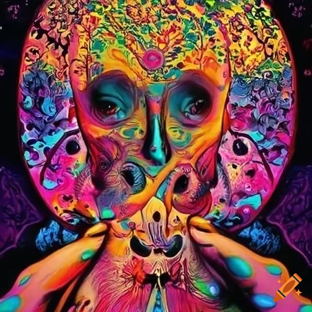 Mind-bending psychedelic artwork
