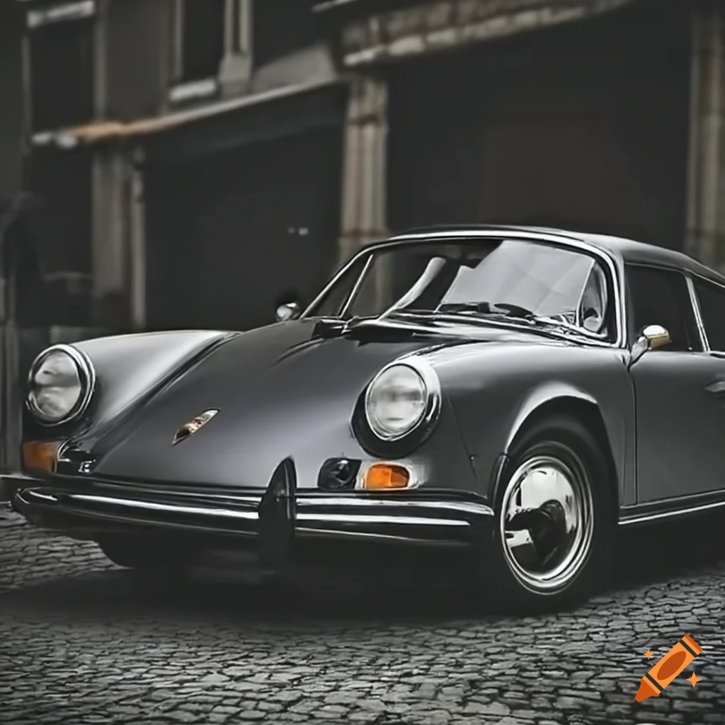 Realistic depiction of a 1964 porsche 911