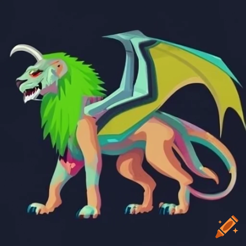 Full-size picture of a highly-detailed manticore-themed superhero on ...