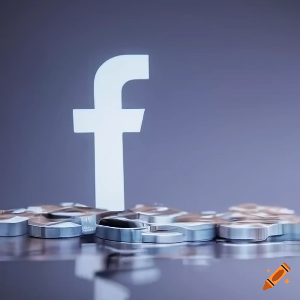 Smart and trustworthy facebook logo robot