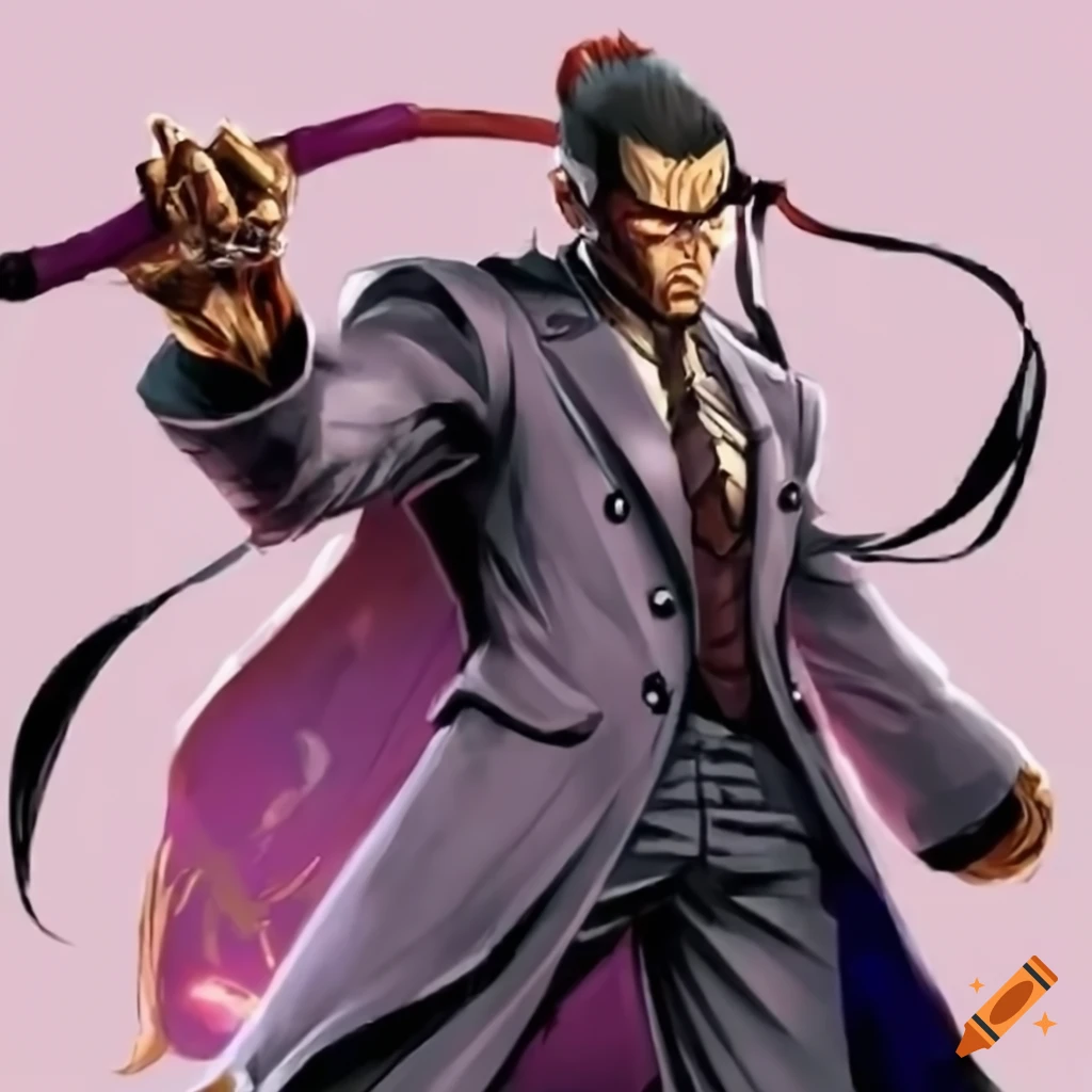 Image of a main villain in a fighting game on Craiyon