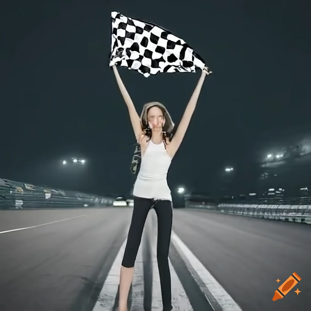 Checkered Flag Girl