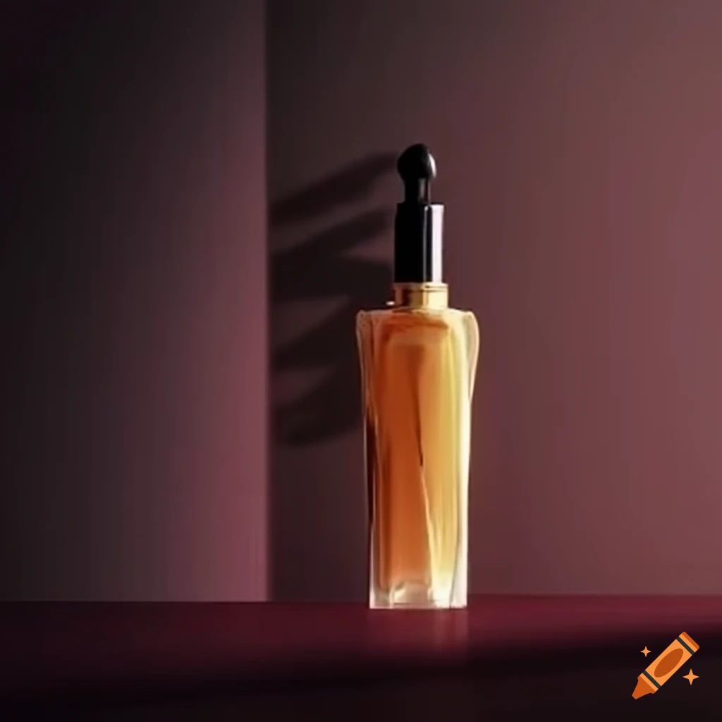 Captivating shadow of a perfume bottle on Craiyon