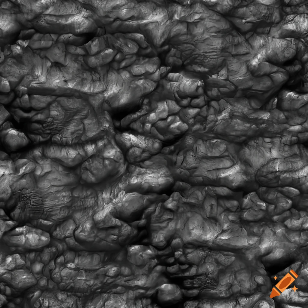 Seamless grayscale rock texture on Craiyon