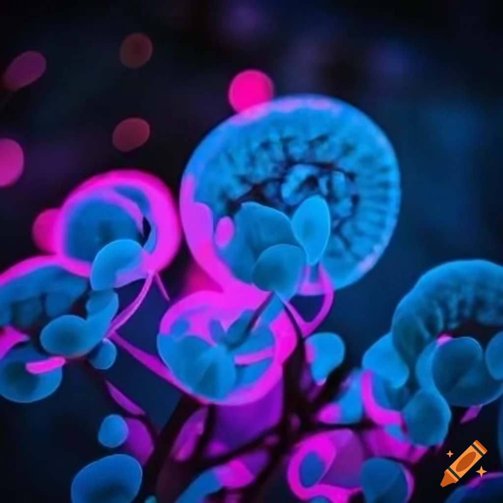 Neon depiction of nature