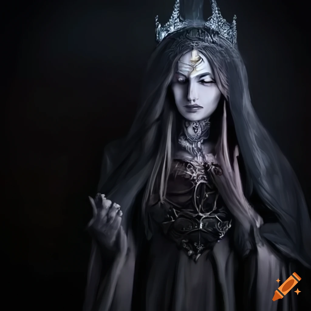 Hyperrealistic gothic art in the style of pre-raphaelite on Craiyon