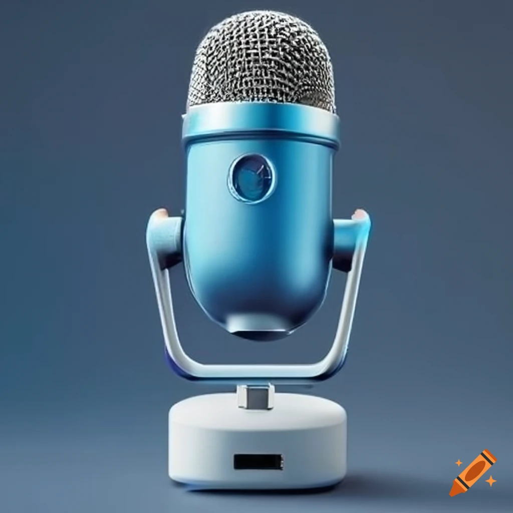 Blue yeti usb microphone on Craiyon