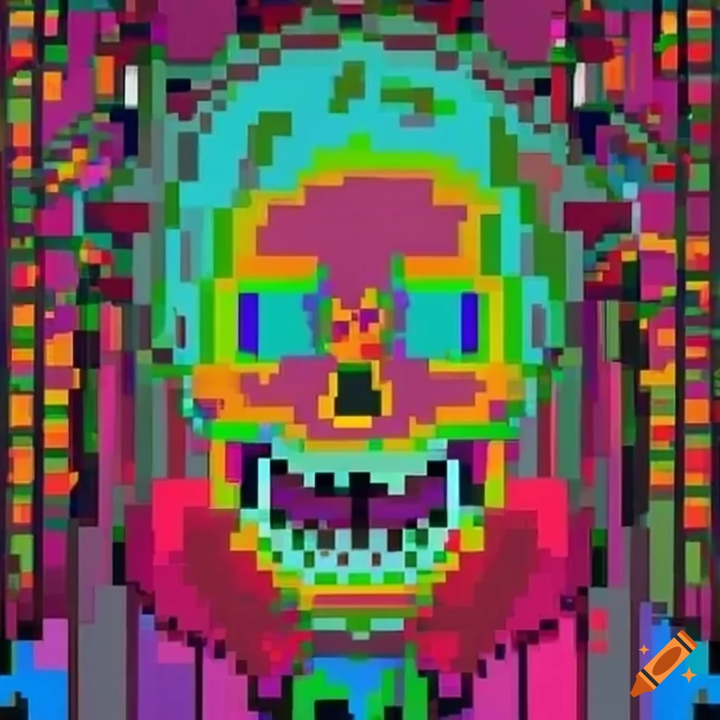 8-bit horror game concept