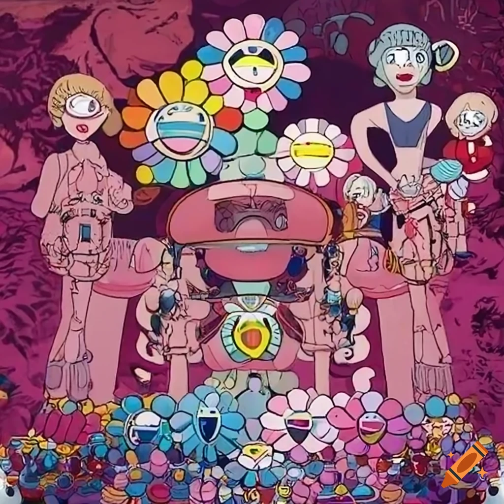 Collaborative Supermarionation Artwork By Chris Ware Takashi Murakami collaborative-supermarionation-artwork-by-chris-ware-takashi-murakami