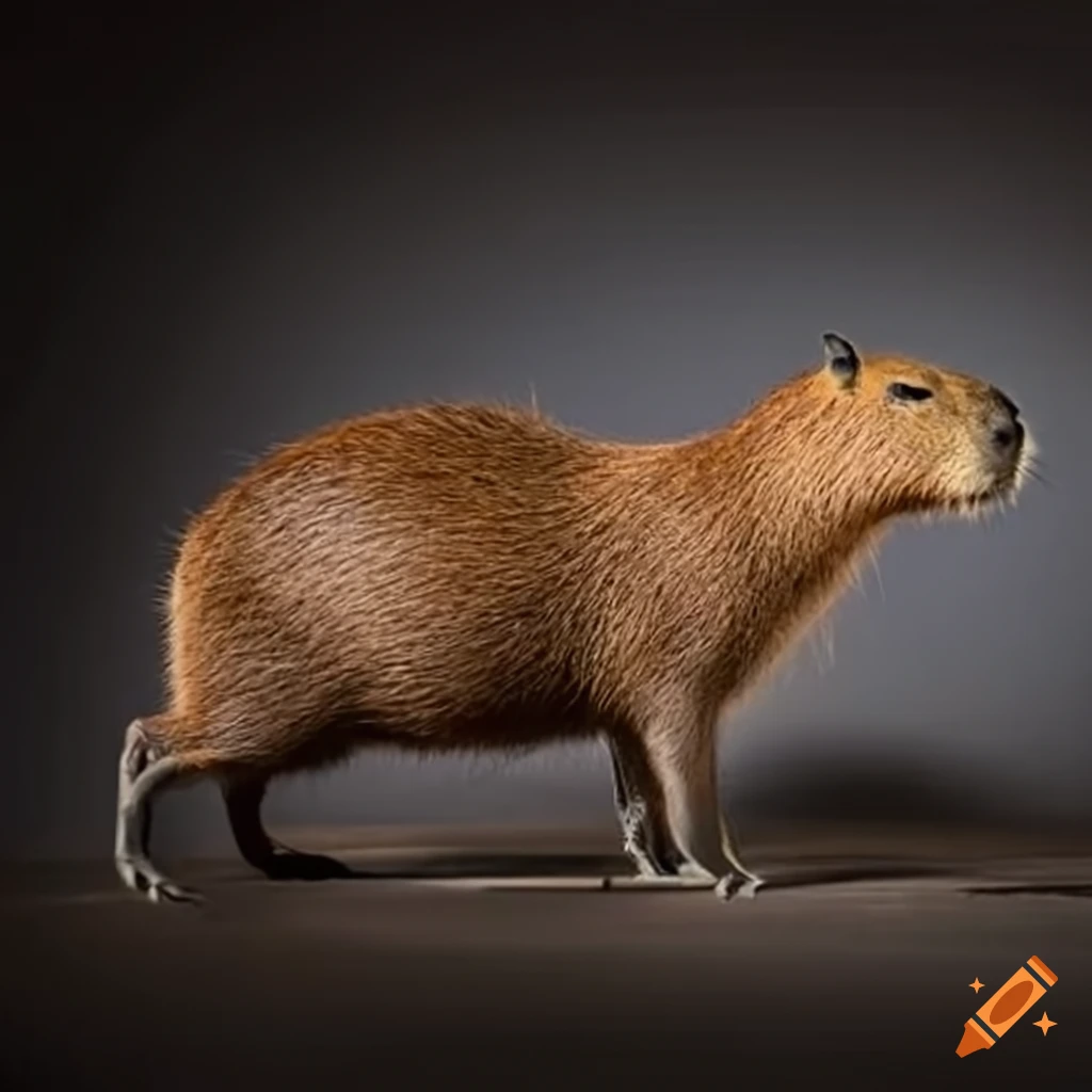 Capybara photo on Craiyon