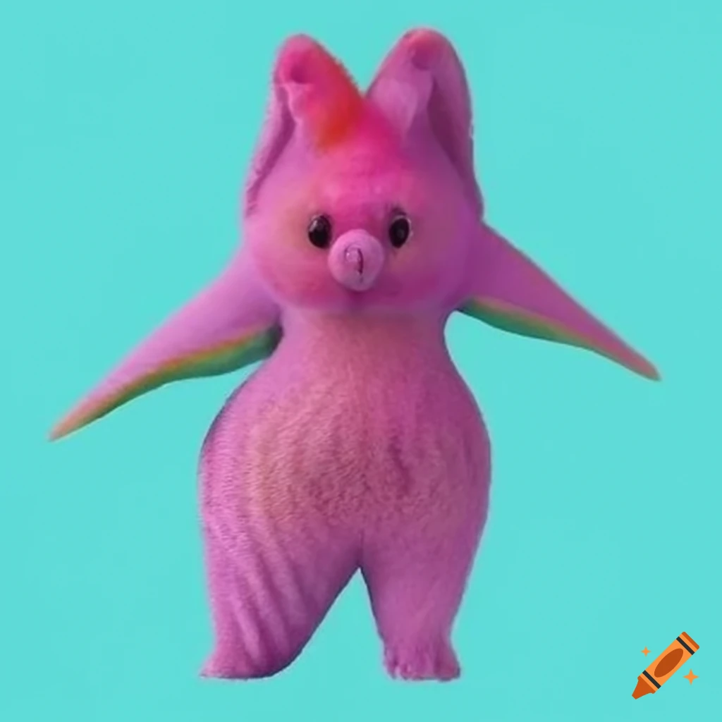 Colorful and cute fantasy creature on Craiyon