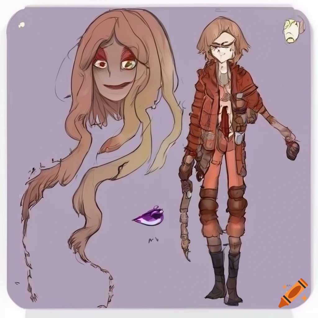 Full-height character adoptable on Craiyon