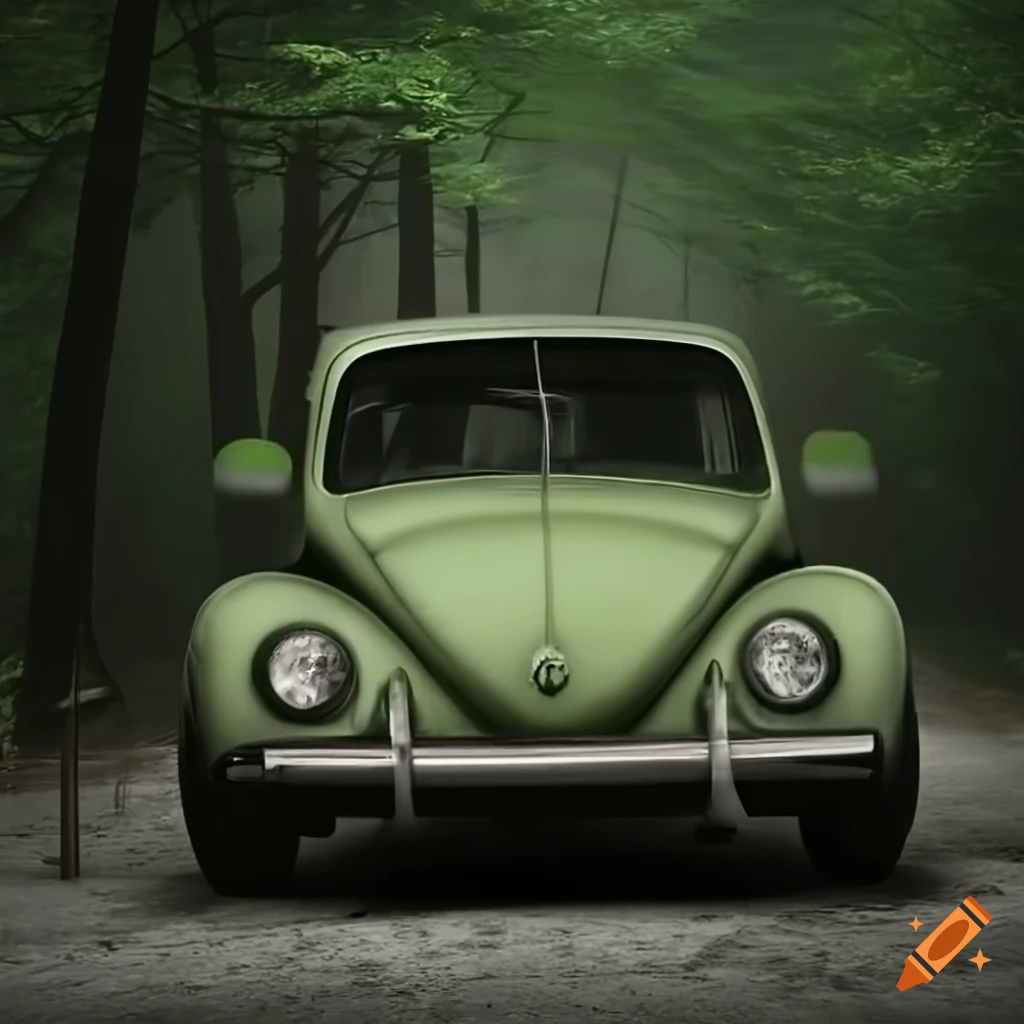 Car in the rainforest on Craiyon