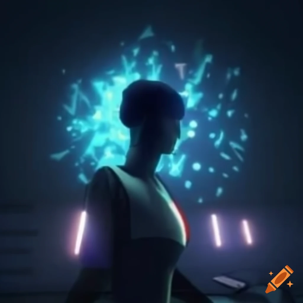 Teleportation commands illustrated on Craiyon