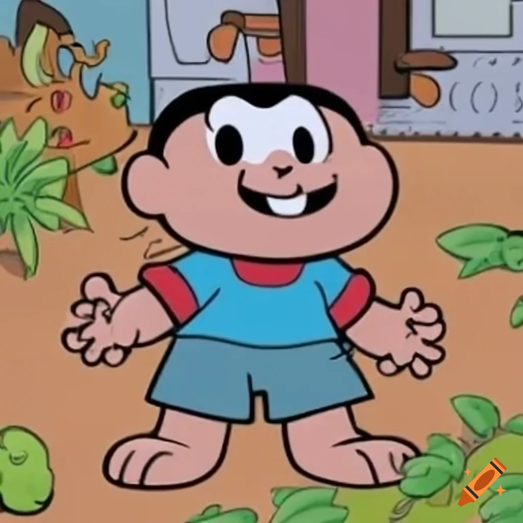 Illustration Of Turma Da Mônica Characters On Craiyon