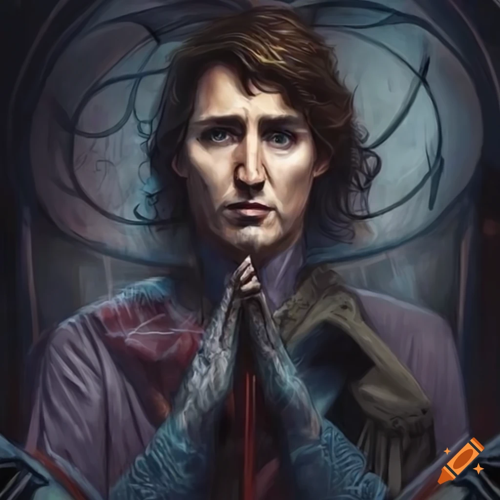 Cover art of "justin trudeau and the deathly hallows"