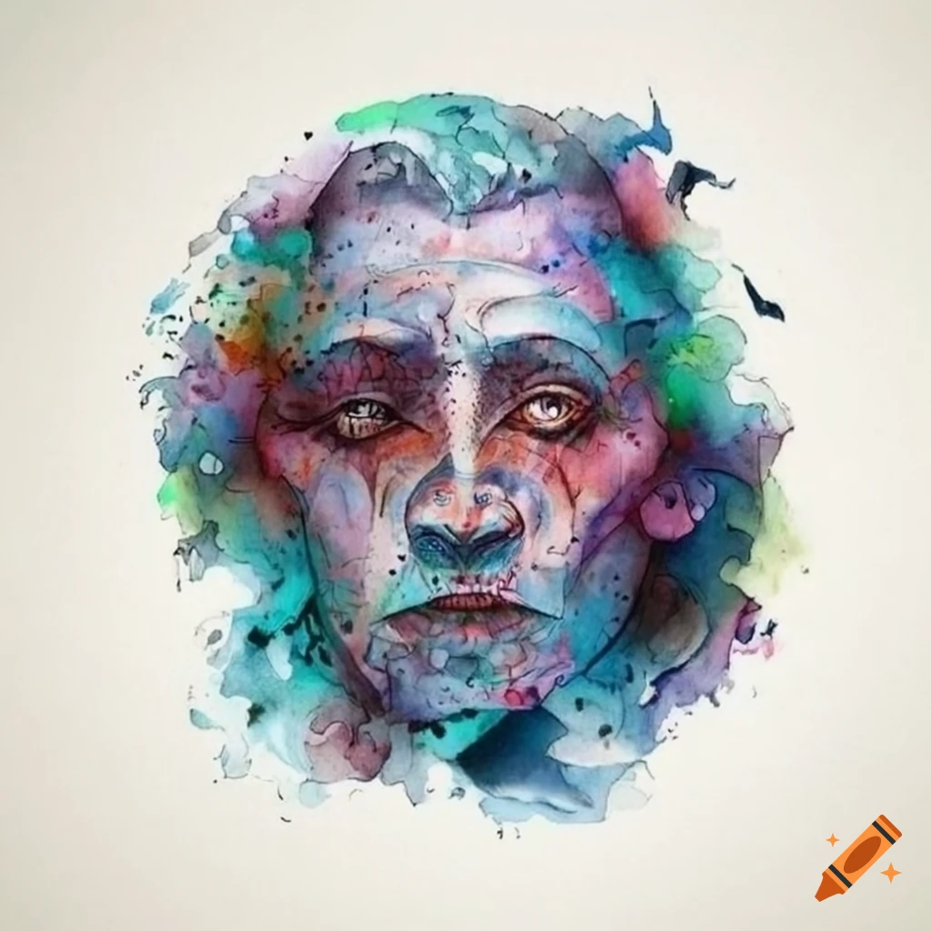 Mind-bending watercolor artwork inspired by mc escher