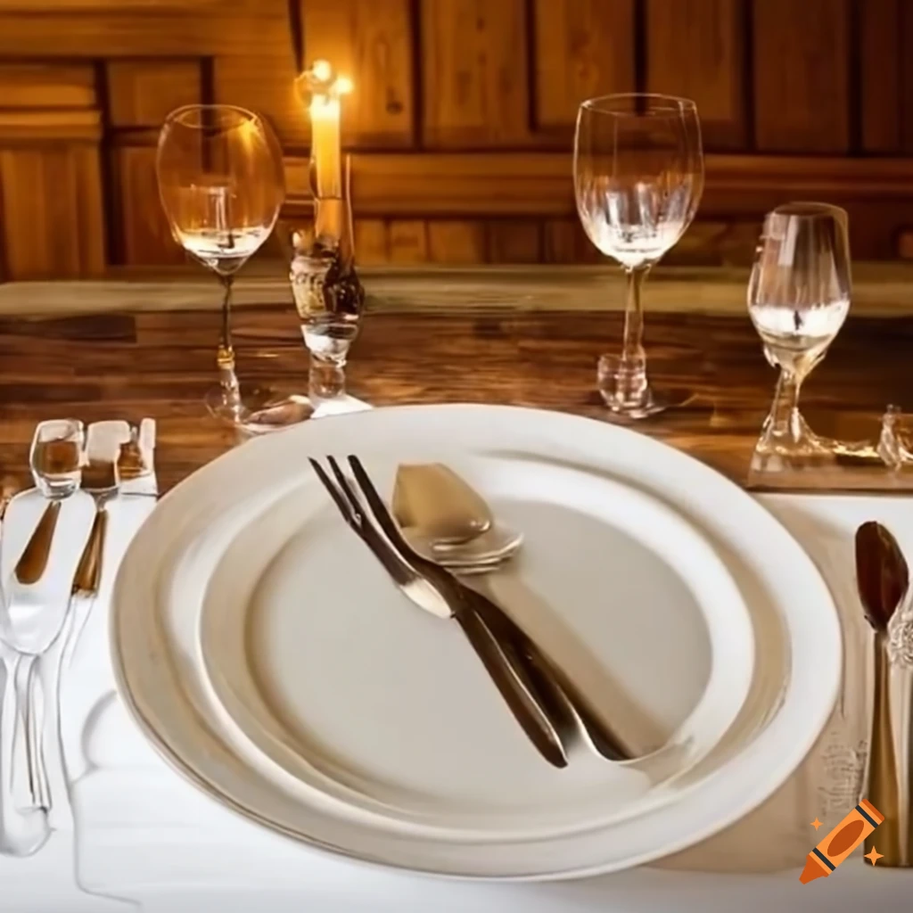 French tablescape on Craiyon