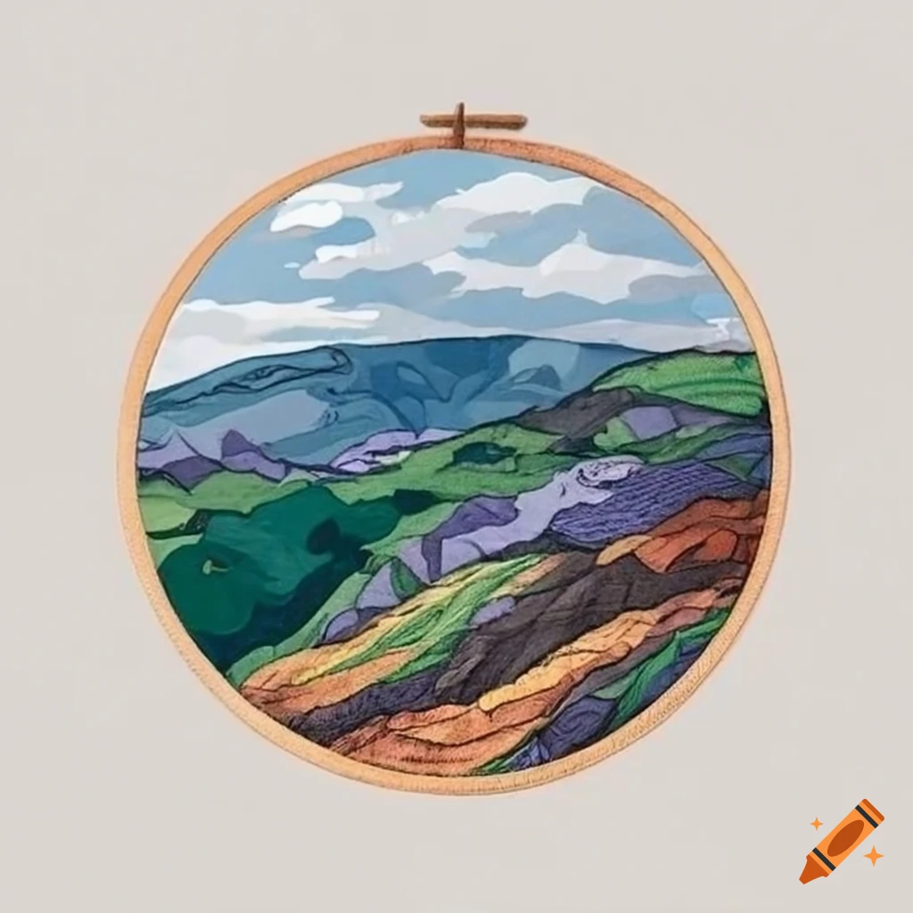 Embroidery of the peak district