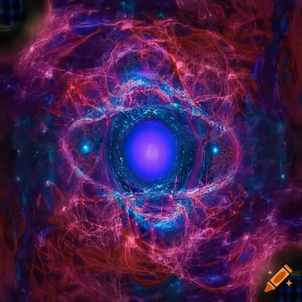 Visualization Of An Amplituhedron Structure In The Universe On Craiyon