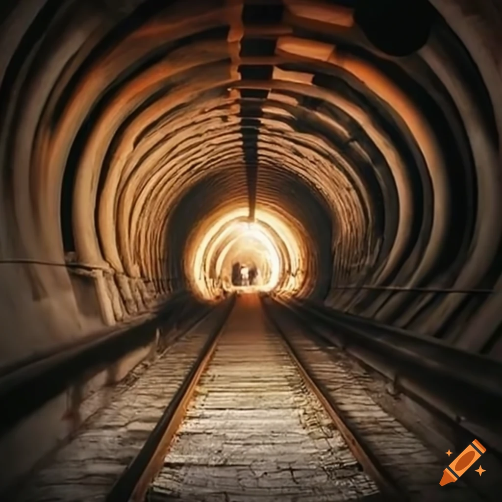 Tunnel through the sky on Craiyon