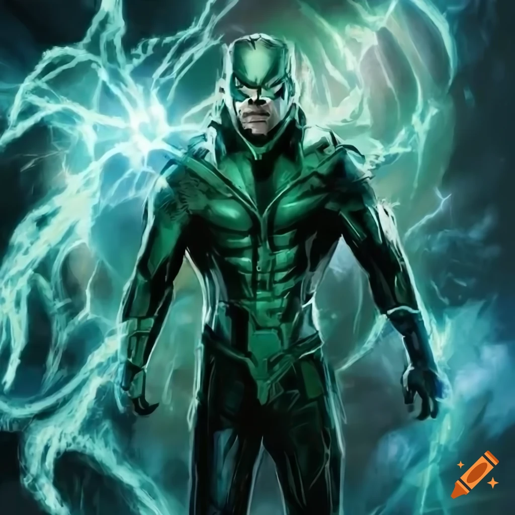 Portrait of lance henrikson as marvel's electro